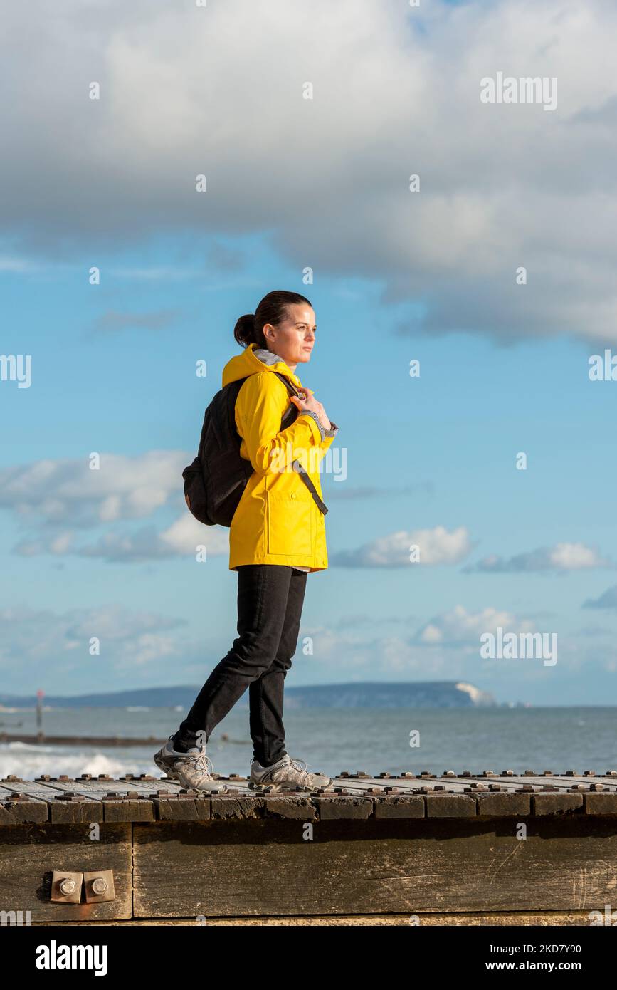 Backpack coat hi-res stock photography and images - Alamy