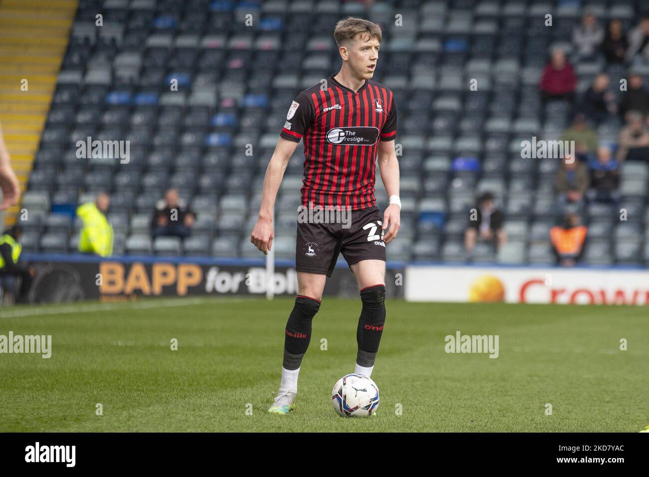 midfielder Tom Crawford (22) of Hartlepool United during the Sky Bet ...