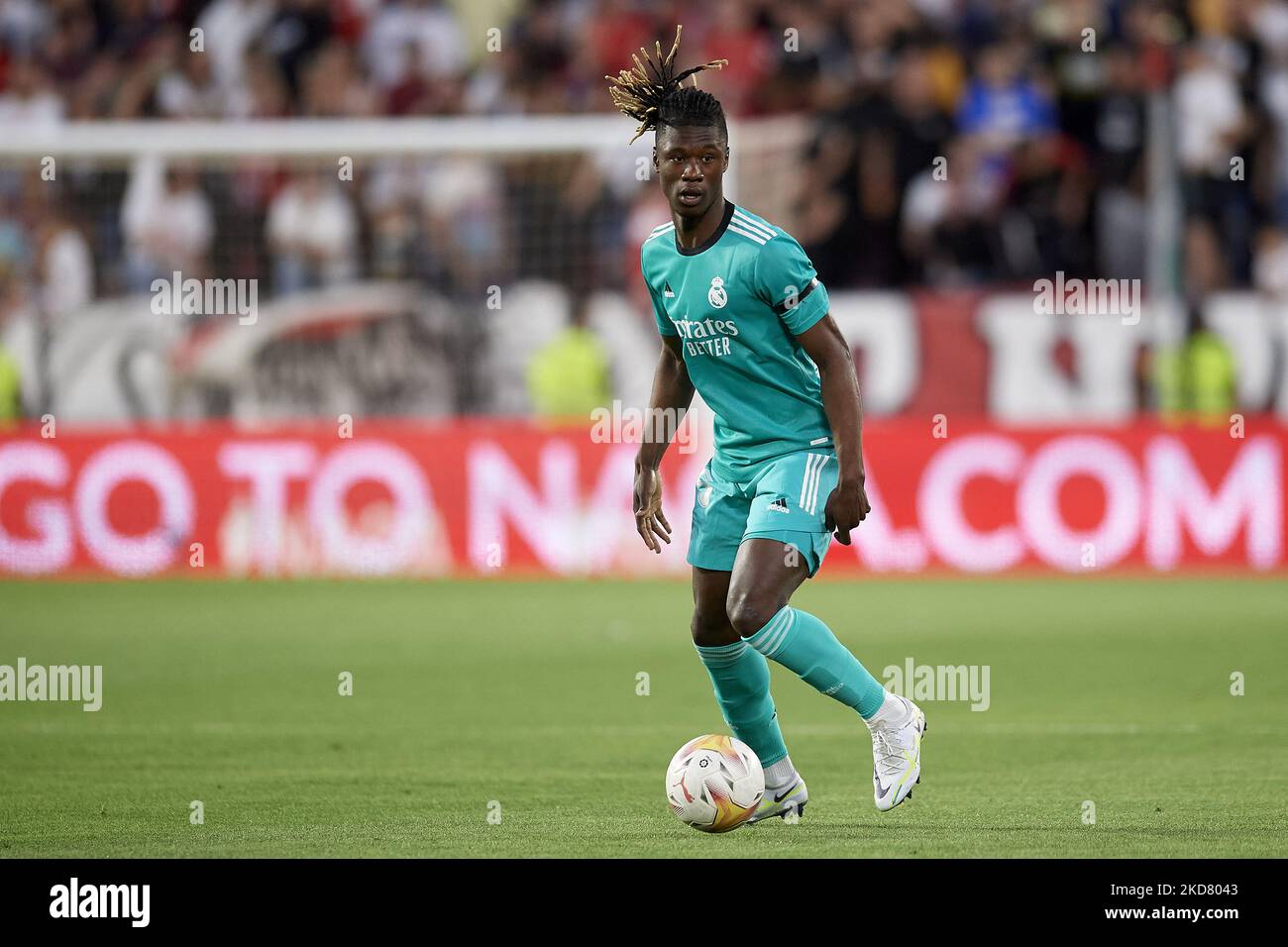 Eduardo Camavinga of Real Madrid in action during the LaLiga Santander ...