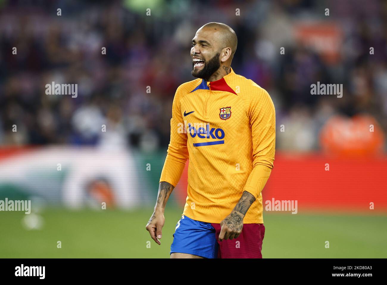 08 Dani Alves of FC Barcelona during the La Liga match between FC ...