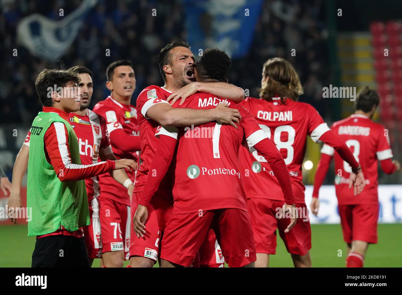 Ac Monza Team goal Celebrate during AC Monza against Brescia Calcio ...