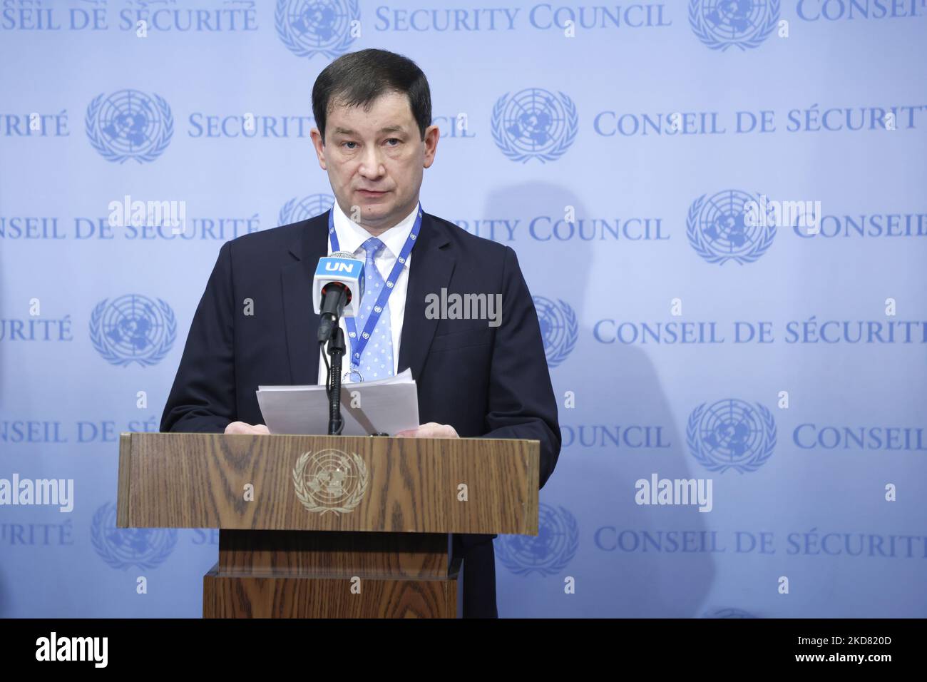 Dmitry Polyanskiy, First Deputy Permanent Representative of the Russian ...