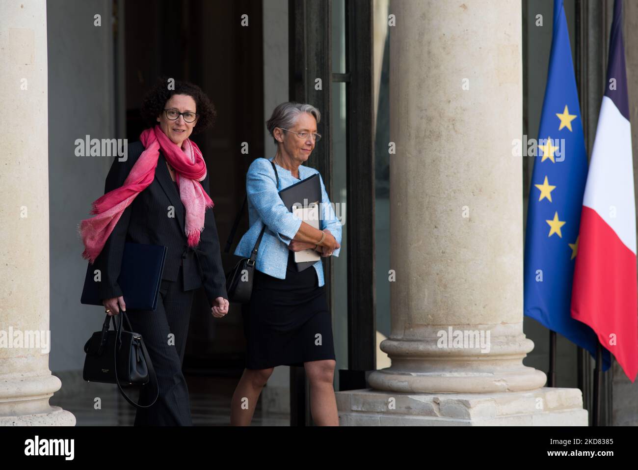 Deputy Minister for Ecological Transition Emmanuelle Wargon and Labour ...