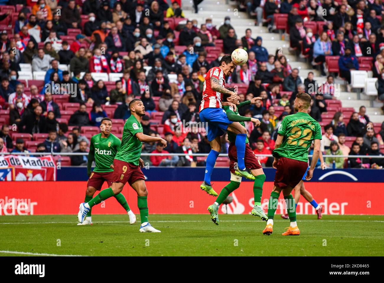 Stefan Savic during La Liga match between Atletico de Madrid and ...