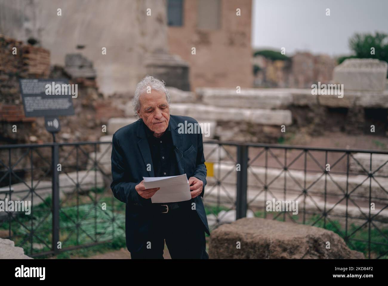 Director Abel Ferrara attends the reading of Gabriele Tinti's poems at ...