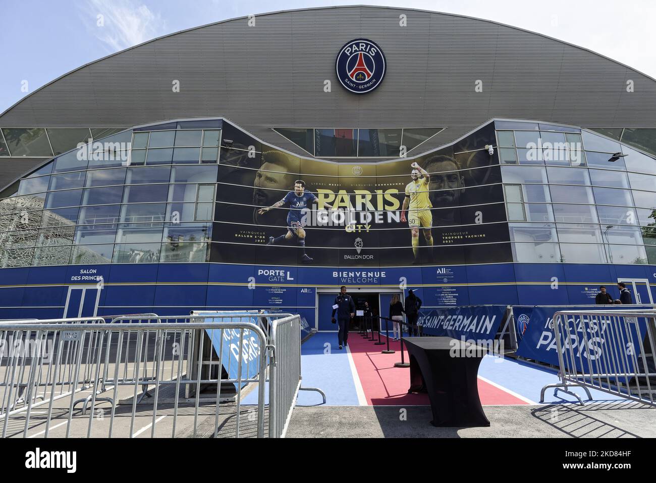 Entrance of ''Parc des Princes'' Stadium of the Paris Saint-Germain ...