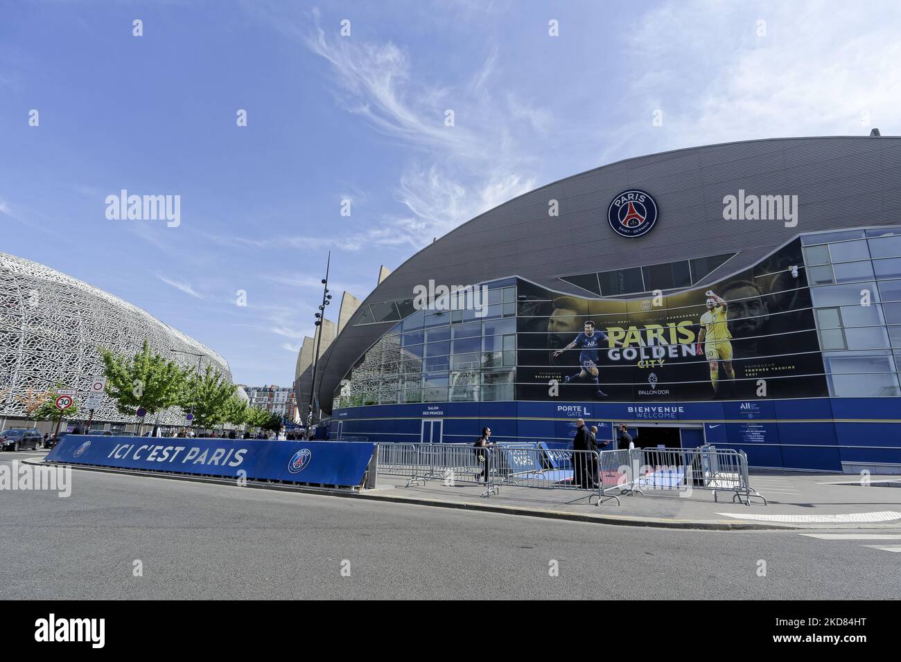 Entrance of ''Parc des Princes'' Stadium of the Paris Saint-Germain ...