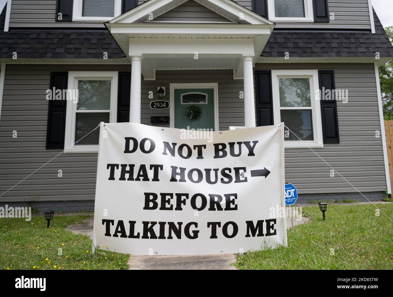 Covered in a viral news story a Norfolk, Virginia homeowner posts a ...