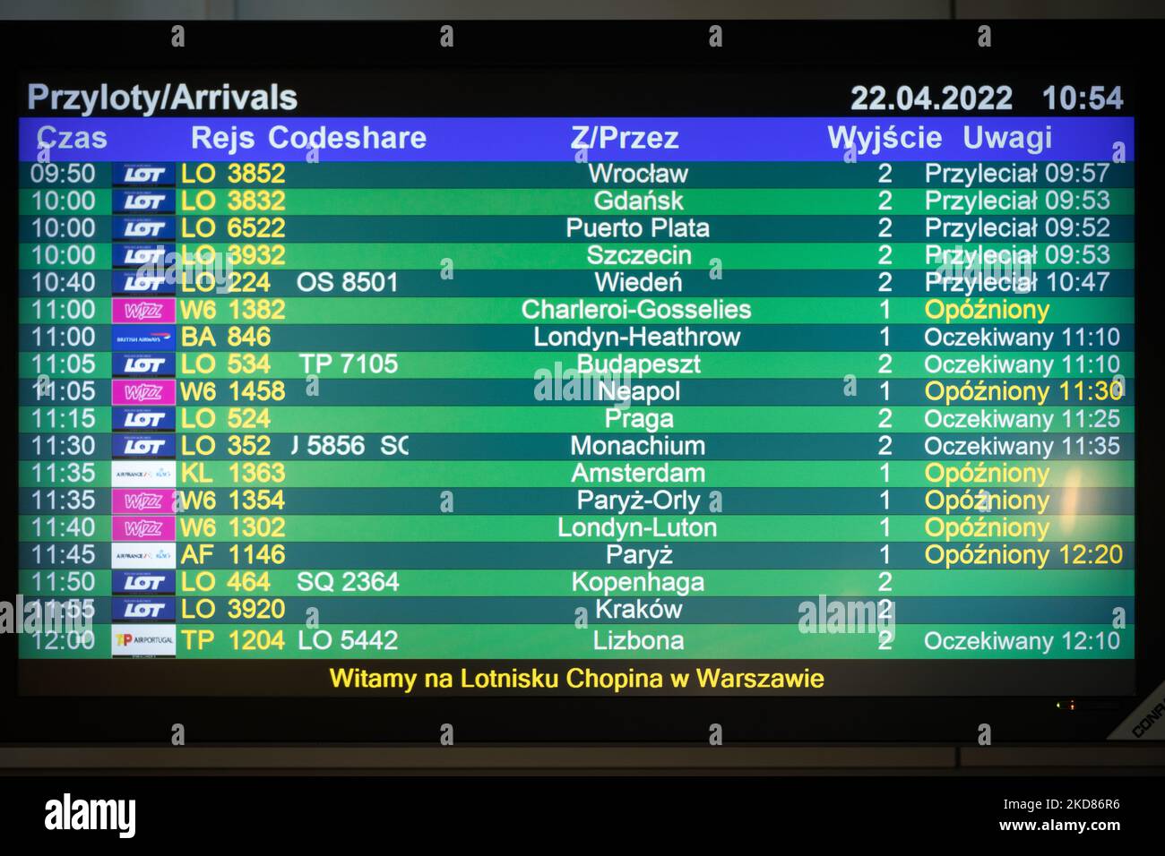 Crisis in the polish air navigation services agency hi-res stock ...