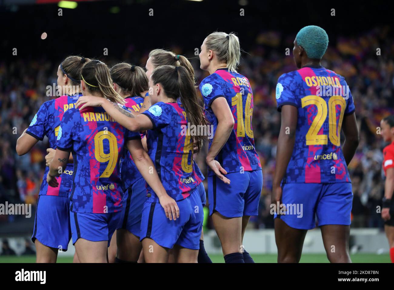 Alexia Putellas goal celebration during the match between Barcelona and ...