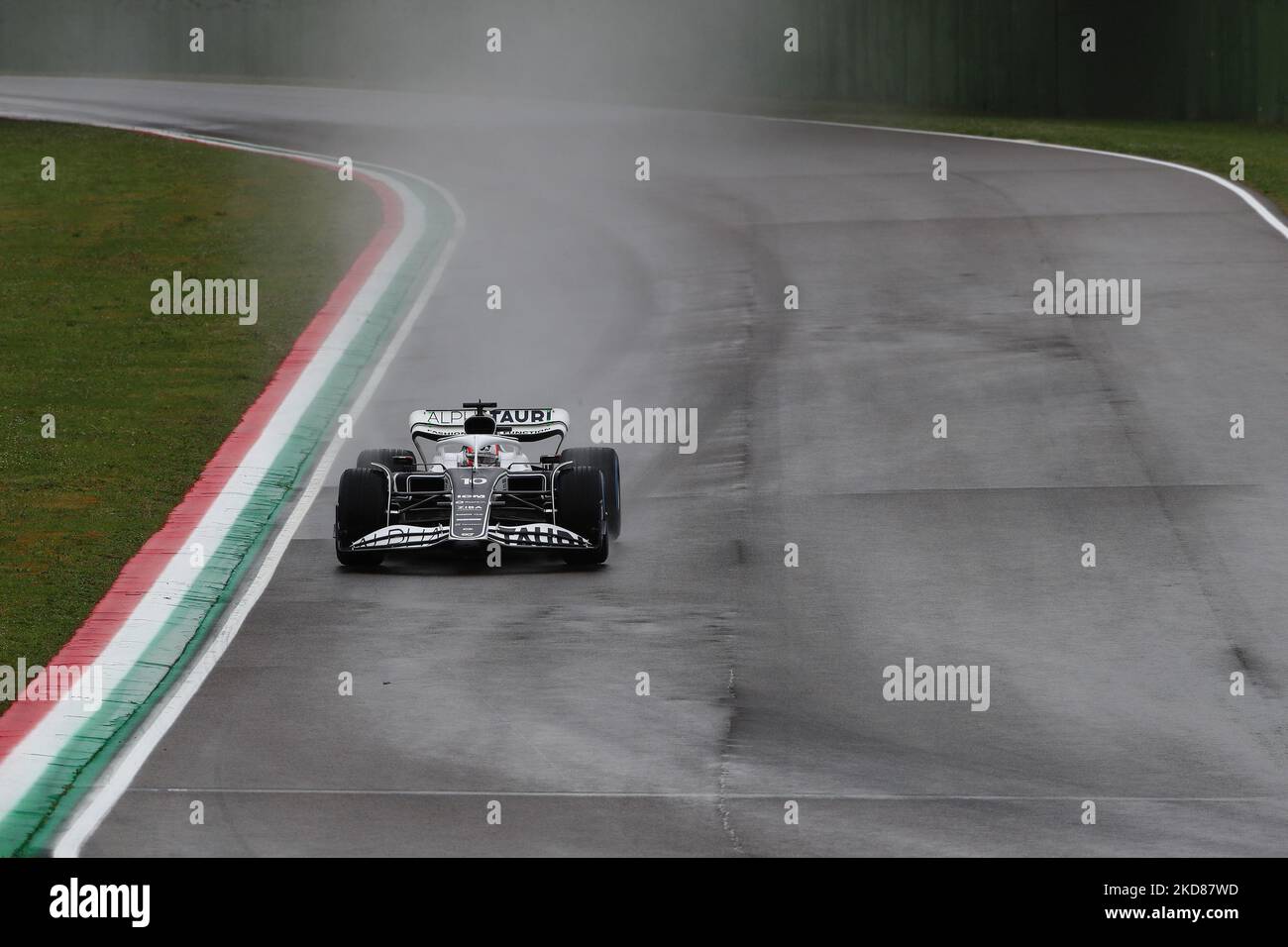 Pierre Gasly of France driving the (10) Scuderia AlphaTauri AT03 Red ...