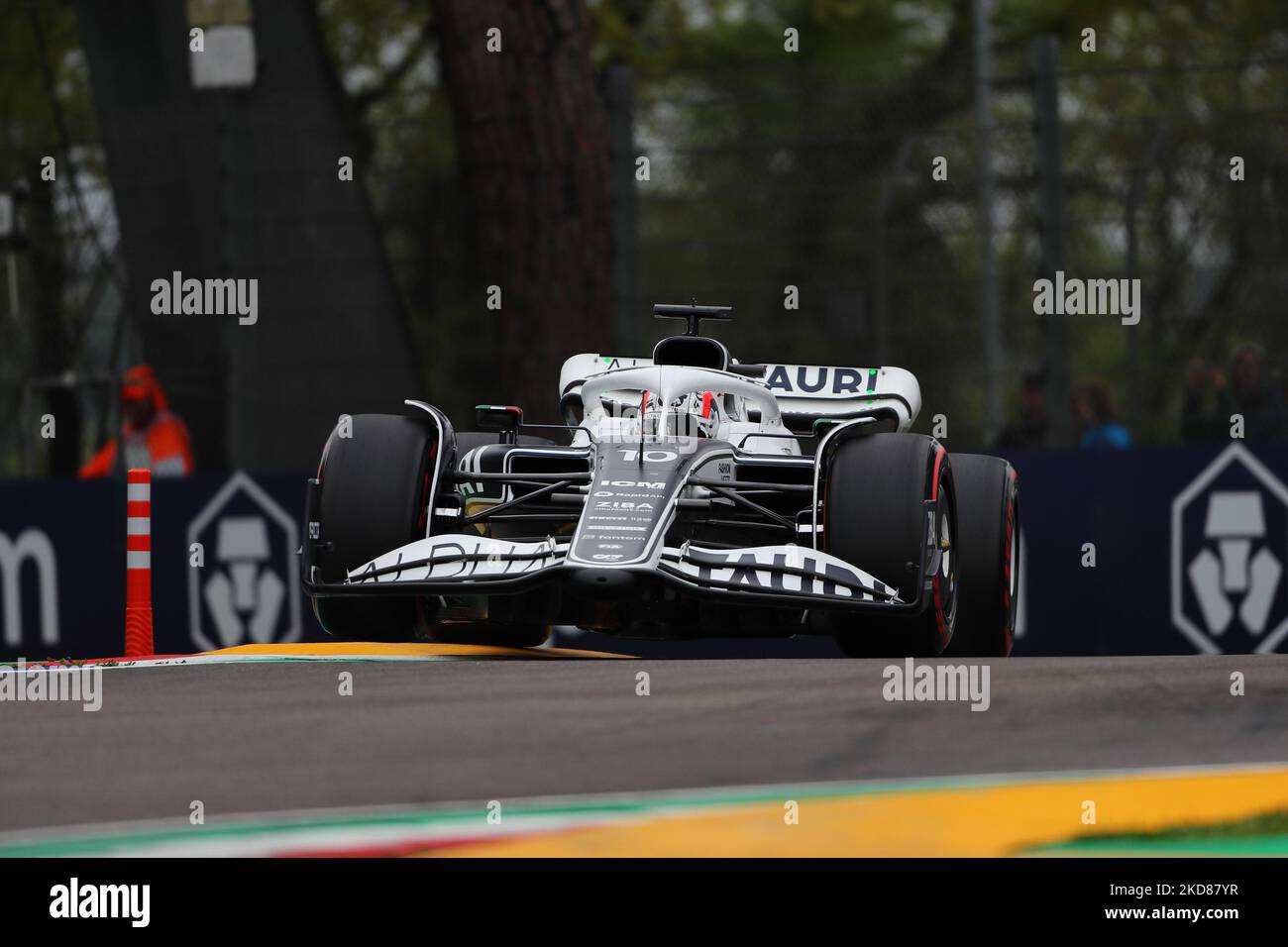 Pierre Gasly of France driving the (10) Scuderia AlphaTauri AT03 Red ...