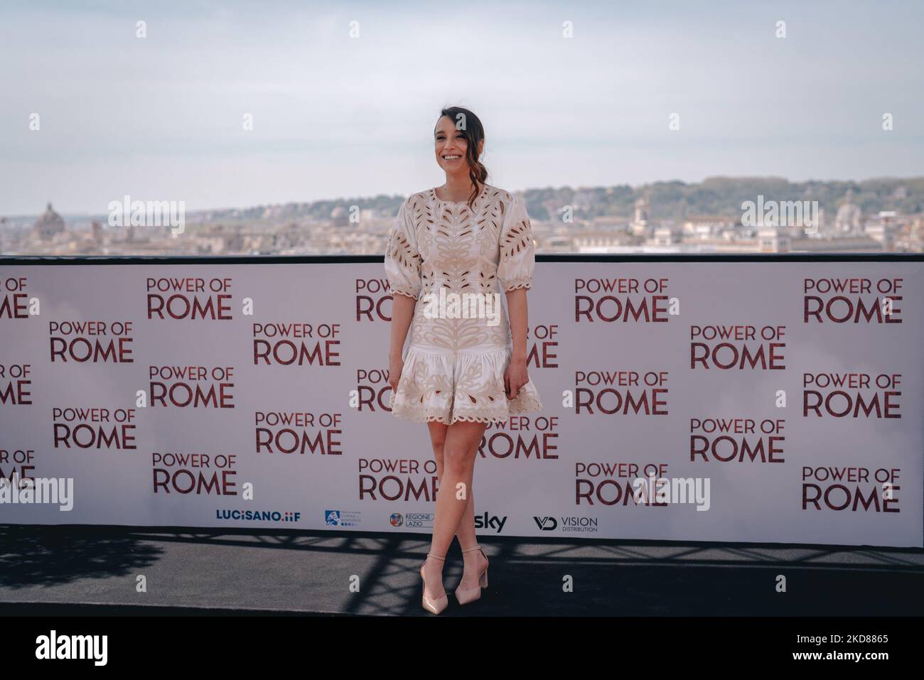 Giorgia Spinelli attends the photocall of the movie "Power of Rome" at ...