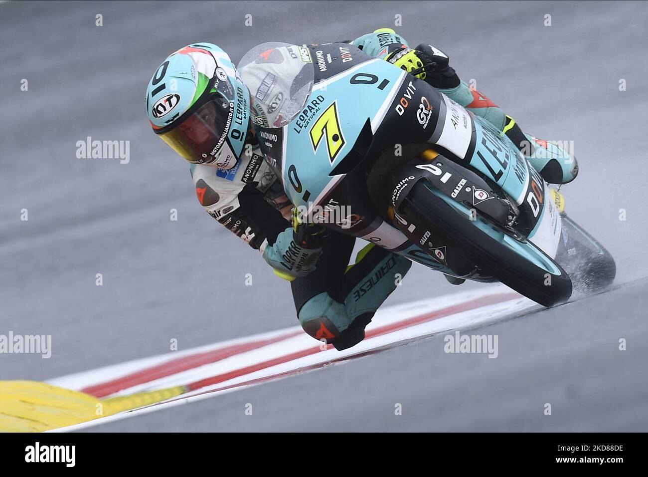 Dennis Foggia (7) of Italy and Leopard Racing Honda during qualifying ...