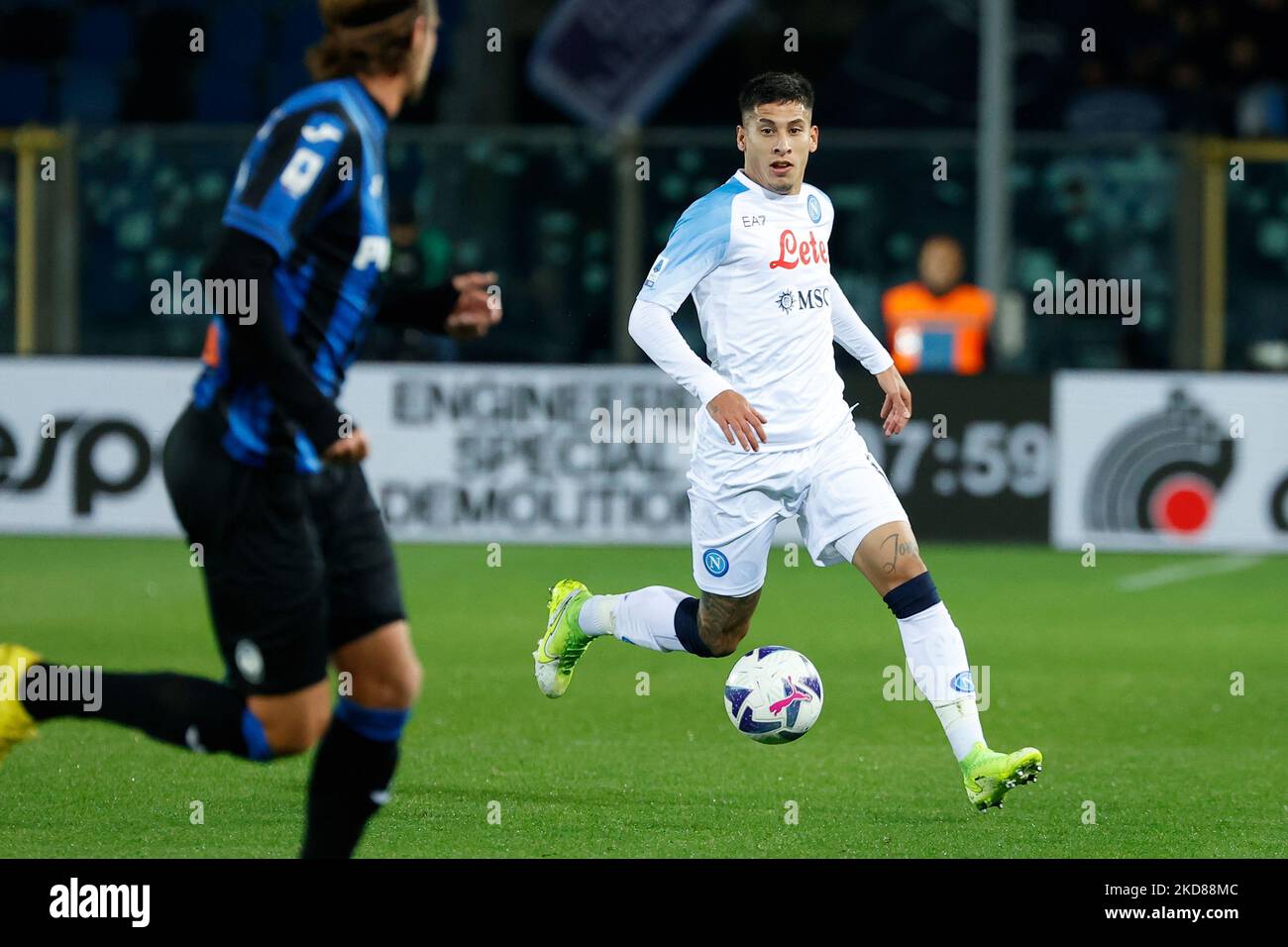 Eljif Elmas of Napoli during the italian soccer Serie A match Atalanta ...