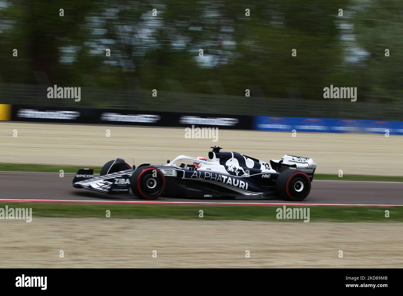 Pierre Gasly of France driving the (10) Scuderia AlphaTauri AT03 Red ...