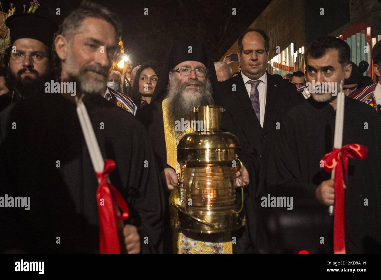 Holy fire brought from hi-res stock photography and images - Alamy