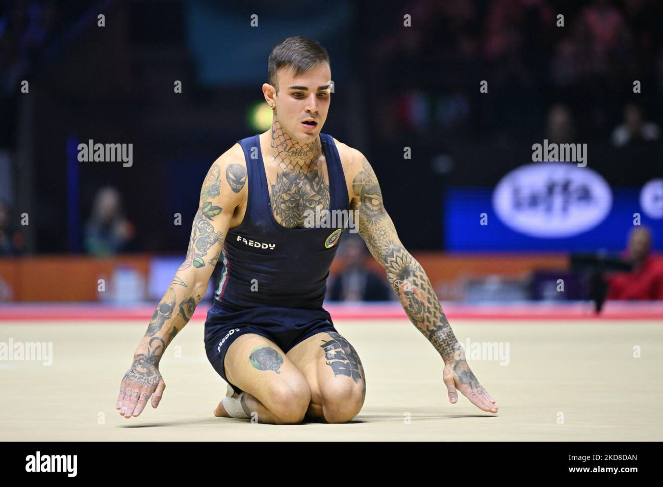 Nicola Bartolini (ITA) floor during the Gymnastics Artistic Gymnastics World Championships ...