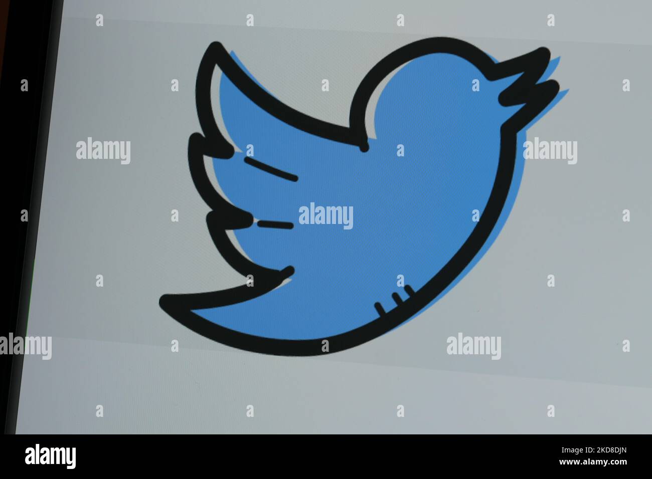 In this photo illustration, the microblogging social network Twitter ...