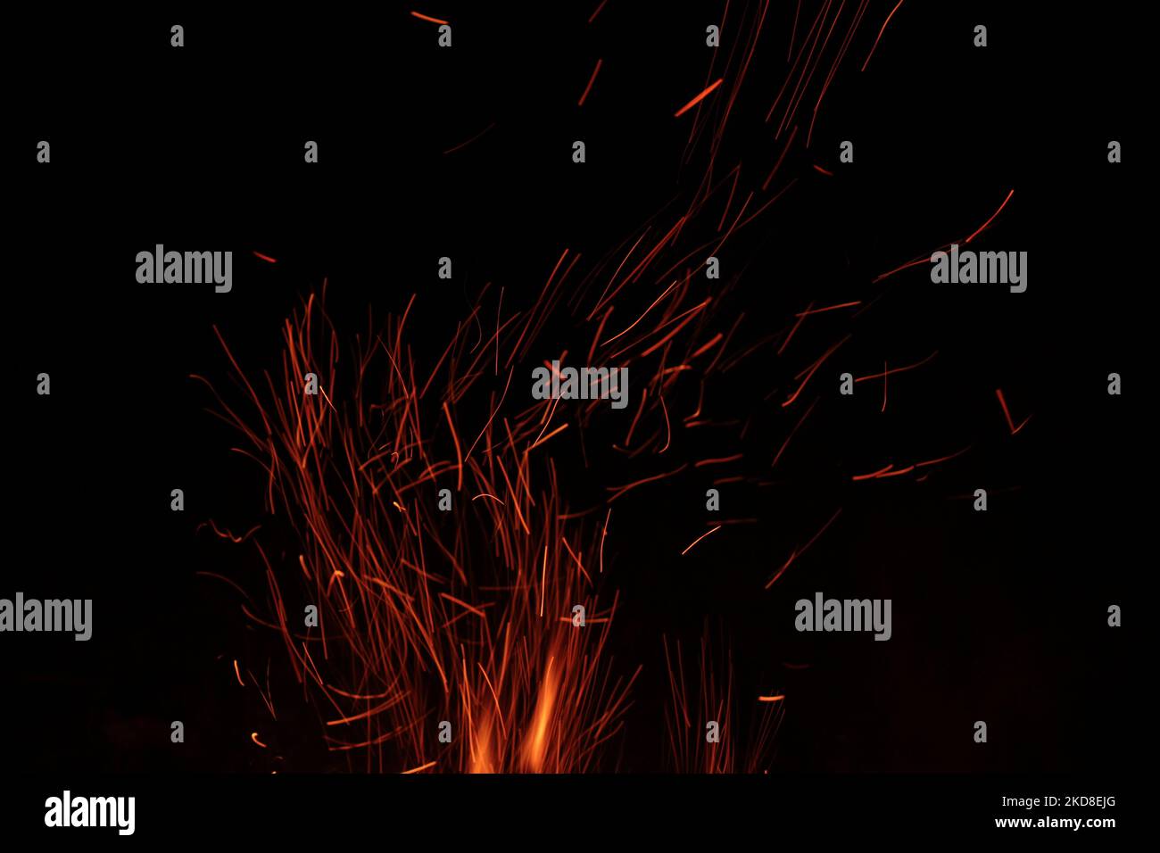 A closeup shot of a burning fire Stock Photo - Alamy