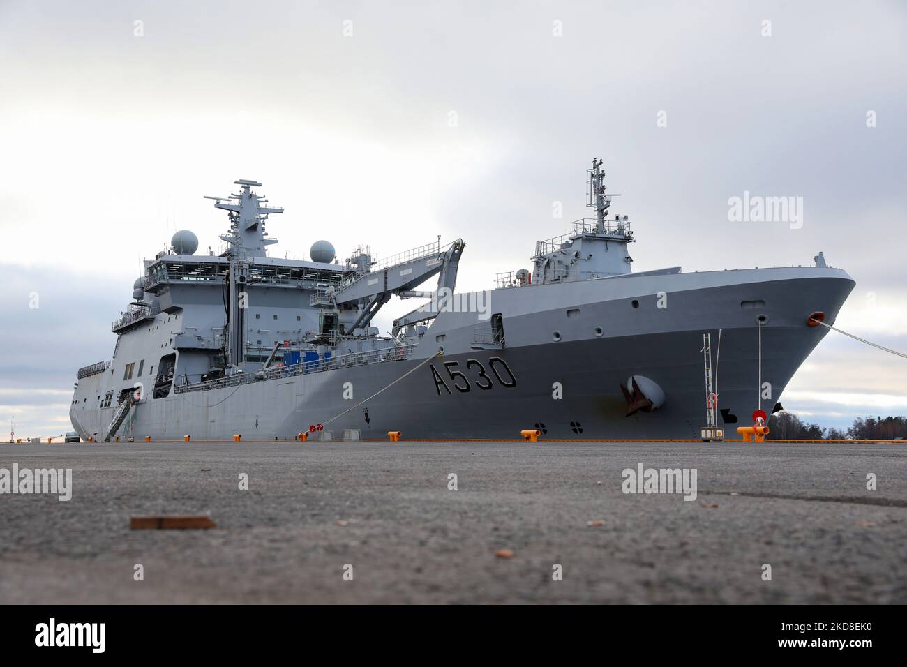 Helsinki, Uusimaa, Finland. 5th Nov, 2022. Three ships from the ...