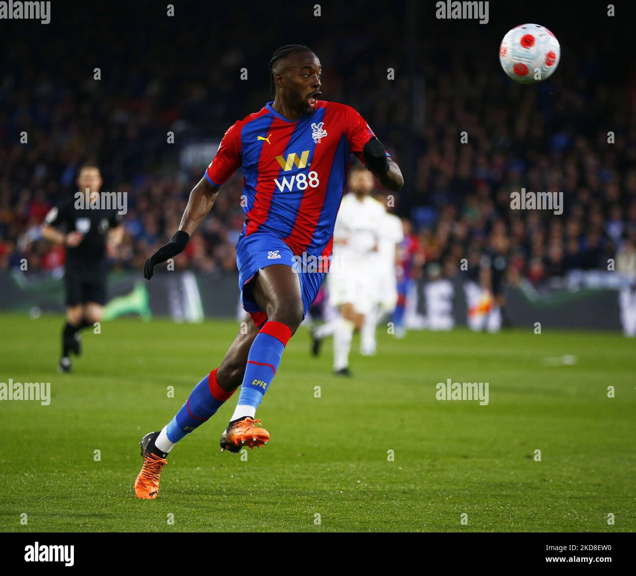 :Crystal Palace's Jean-Philippe Mateta (on loan from Mainz 05) during ...