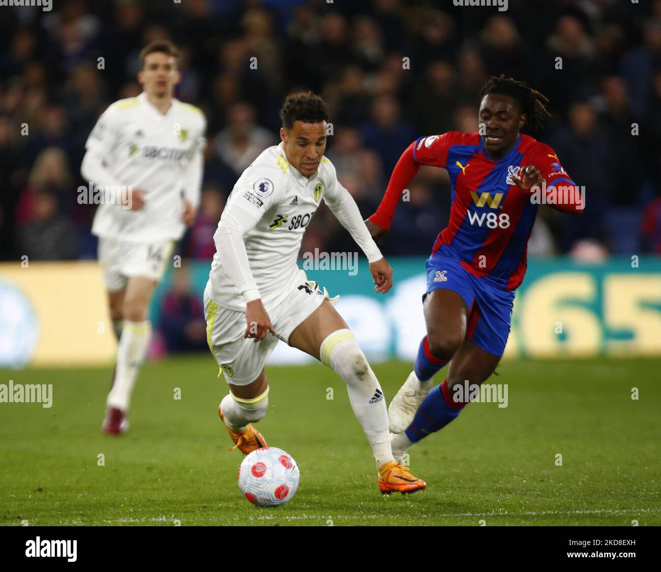 :Rodrigo of Leeds United during Premier League between Crystal Palace ...
