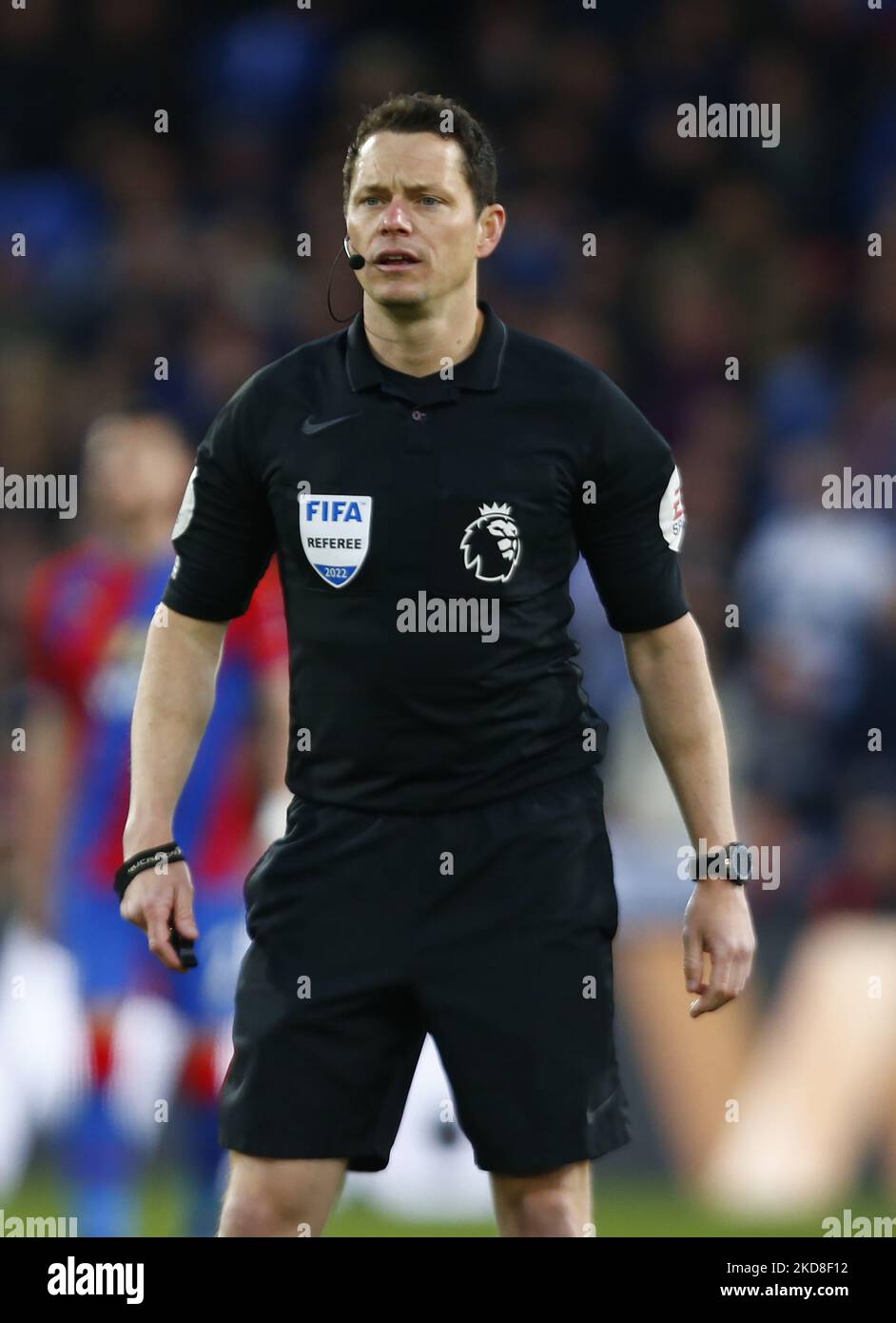 : Referee Darren England during Premier League between Crystal Palace ...