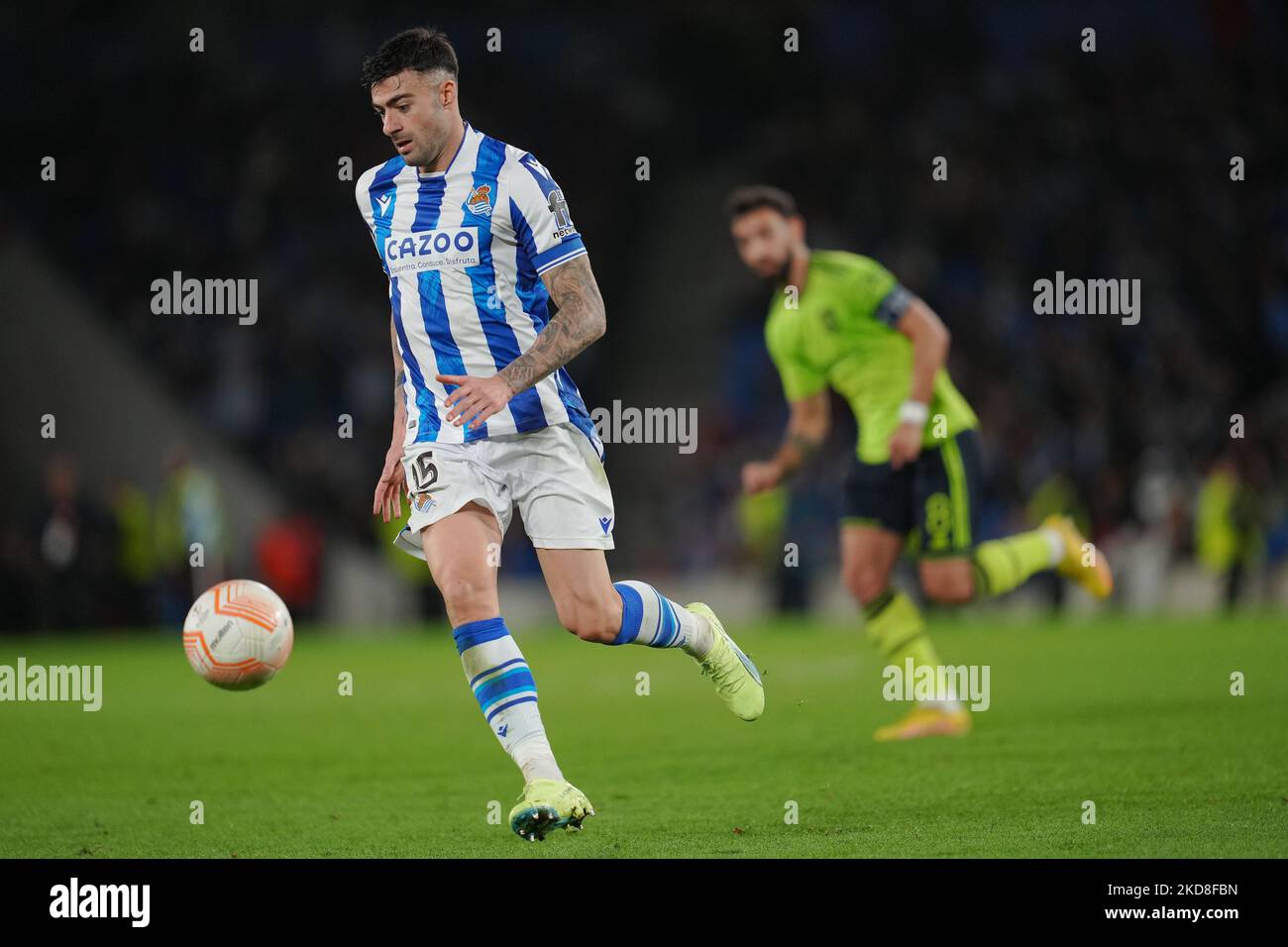 Mikel Rico of Real Sociedad during the UEFA Europa League match between ...