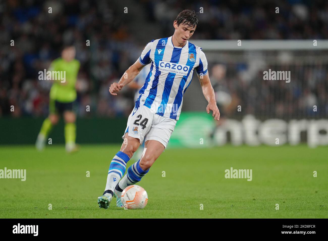 Robin Le Normand of Real Sociedad during the UEFA Europa League match ...