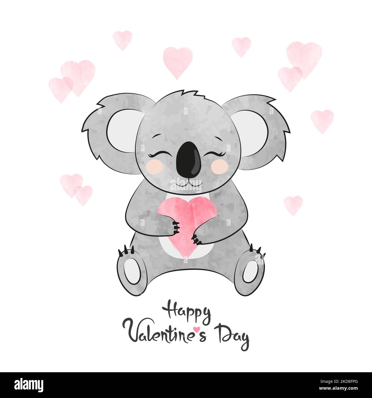 Invitation koala Stock Vector Images - Alamy