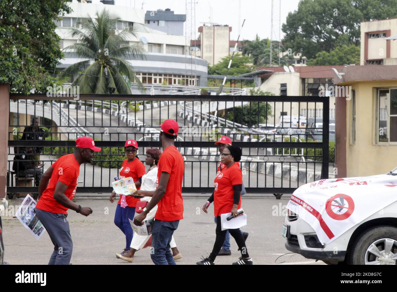 Lagos State Ministry of Health and its partners stage an awareness walk ...