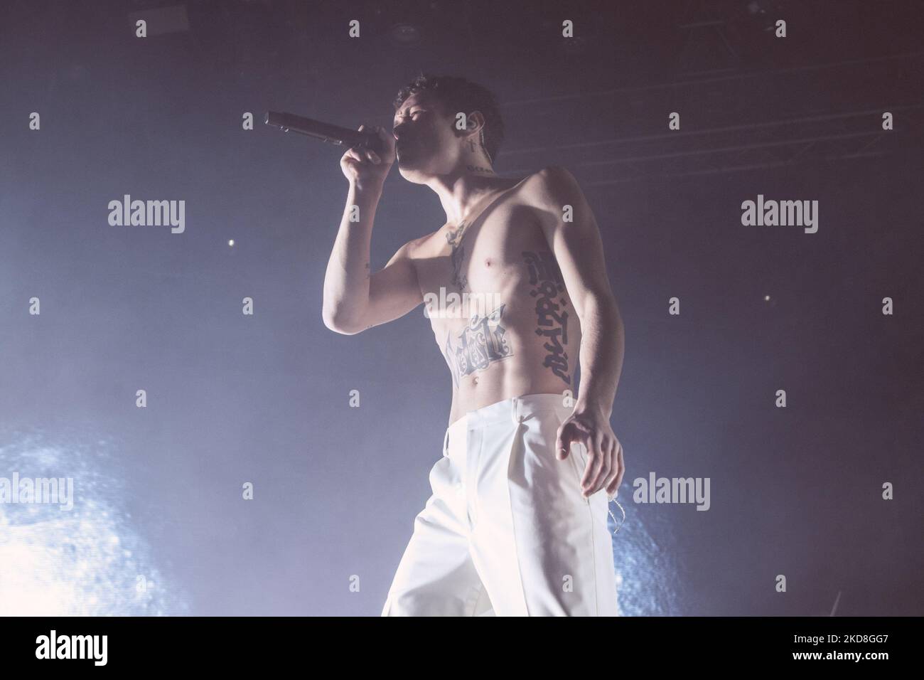 Blanco (Riccardo Fabbriconi) performs live in concert at Atlantico in ...