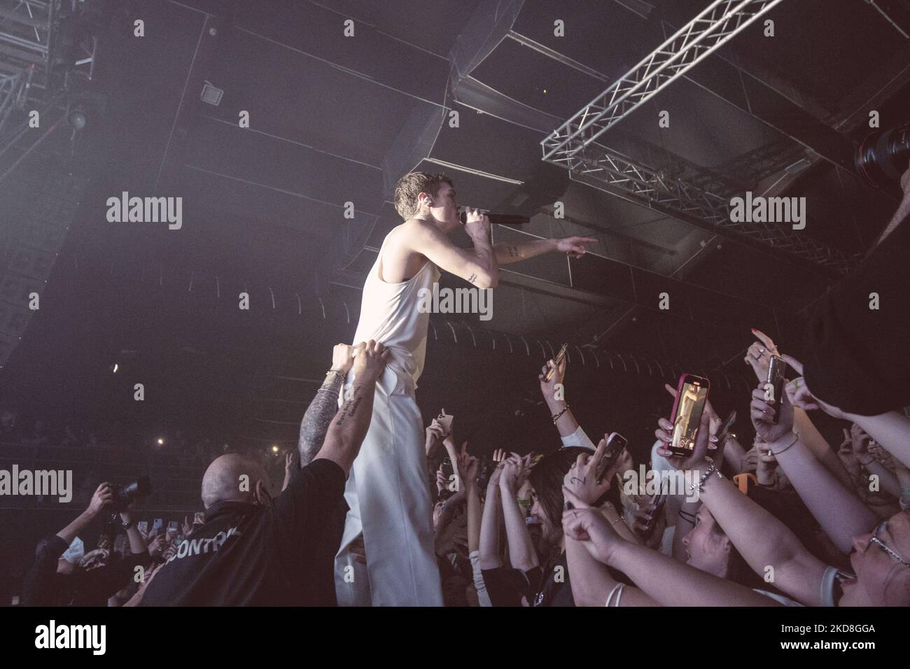 Blanco (Riccardo Fabbriconi) performs live in concert at Atlantico in ...