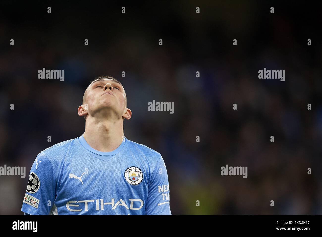 Phil Foden of Manchester City lament a failed occasion during the UEFA ...