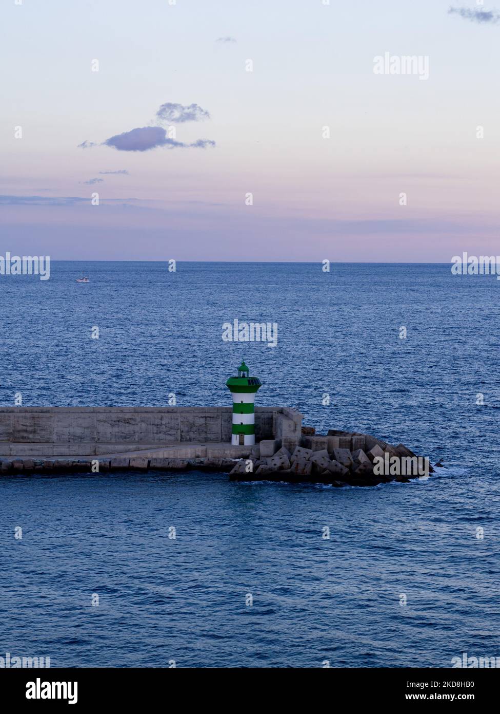 Barcelona lighthouse hi-res stock photography and images - Alamy