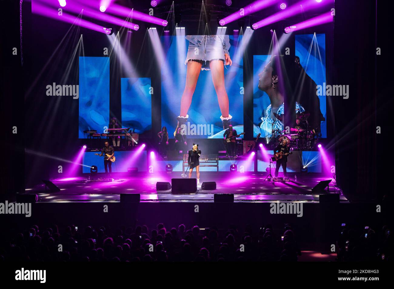 Loredana Berte live at Creberg Teatro during the Italian singer Music ...