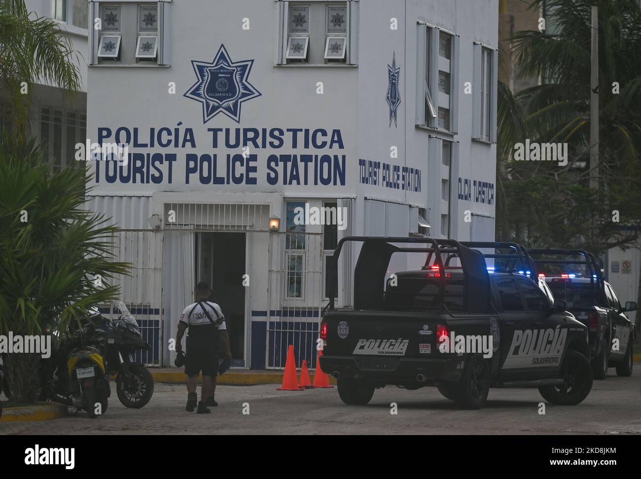 Tourist Police Station in Playa del Carmen. On Wednesday, 27 April 2022 ...