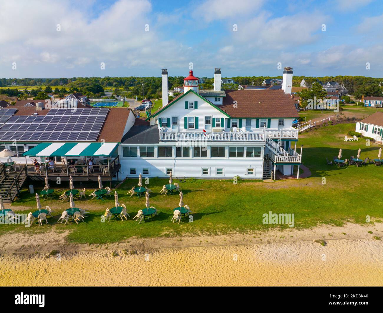 West Dennis Lighthouse was built in 1855 knows as Bass River Light at West Dennis Beach in town ...
