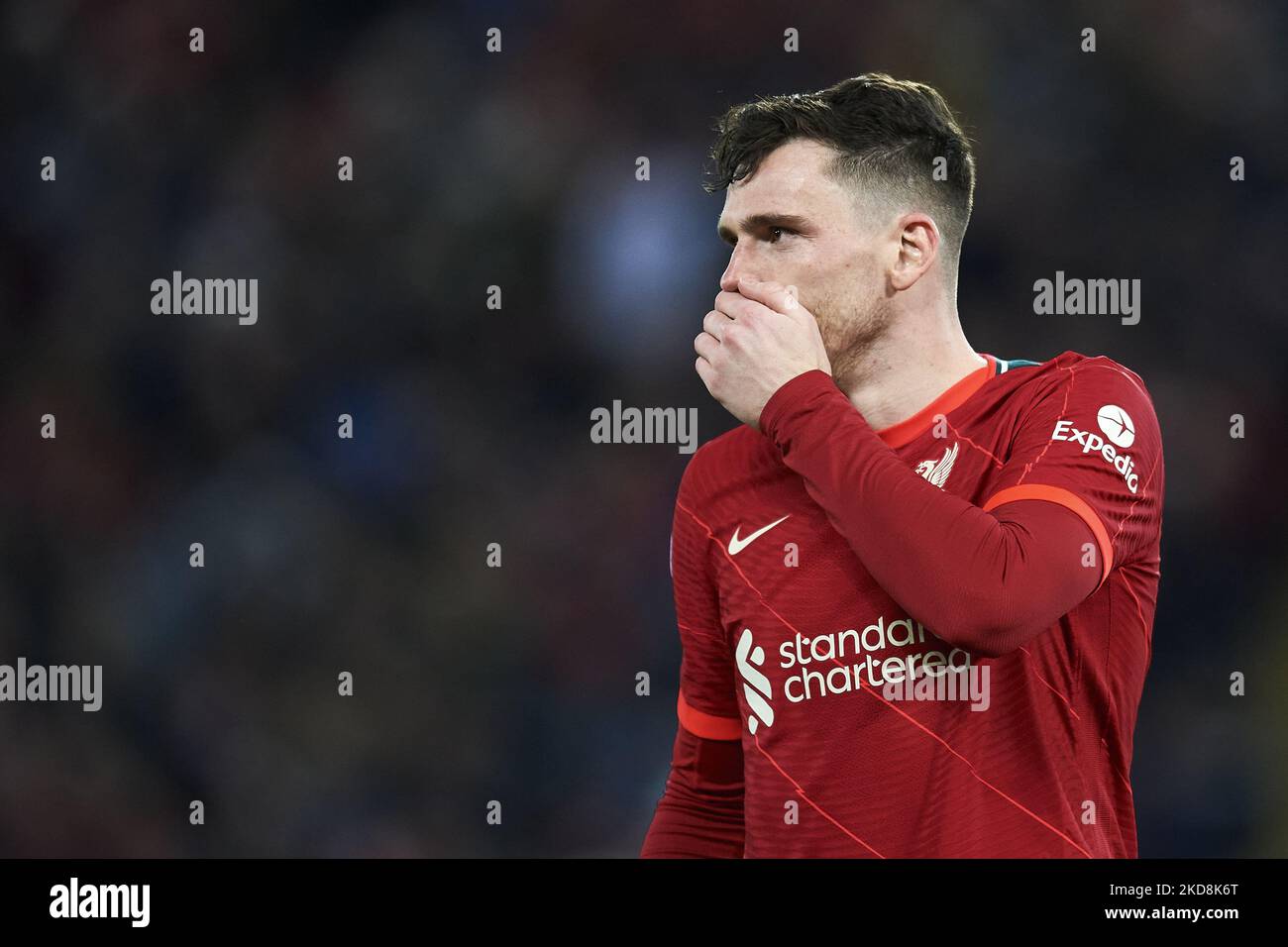 Andrew Robertson of Liverpool during the UEFA Champions League Semi ...