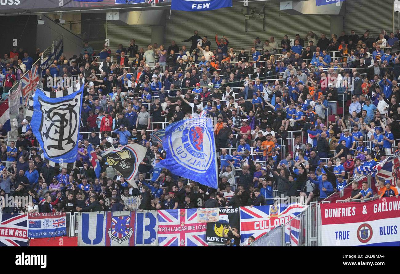 fans during RB Leipzig against Rangers FC, UEFA Europa league Semi ...