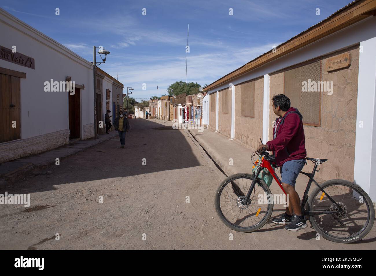 Residents of the town of San Pedro de Atacama begin to receive tourists ...