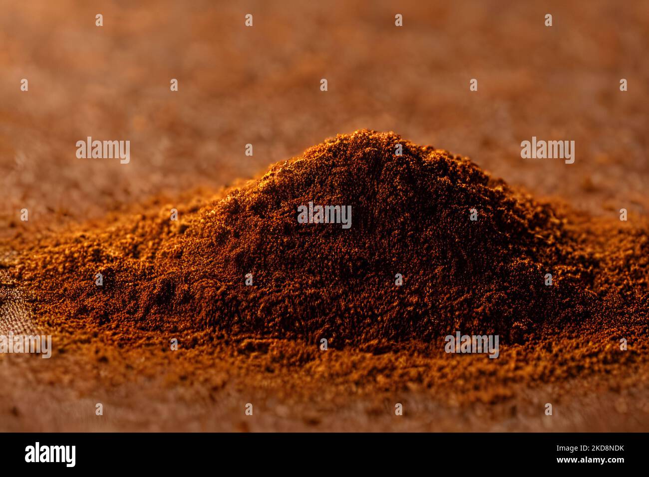A closeup of pile of spice on the table under lights Stock Photo - Alamy