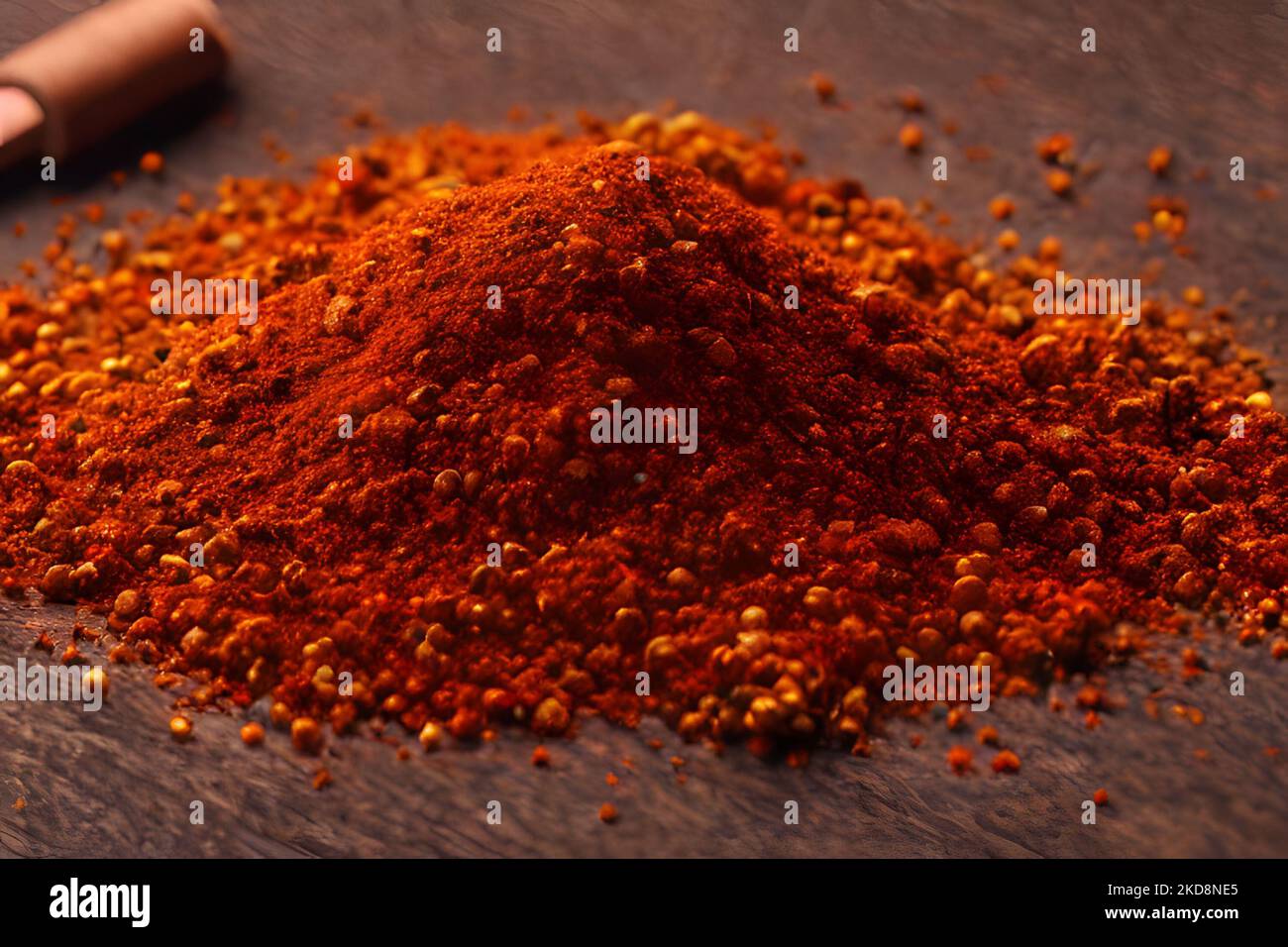 A closeup of pile of spice on the table under lights Stock Photo - Alamy