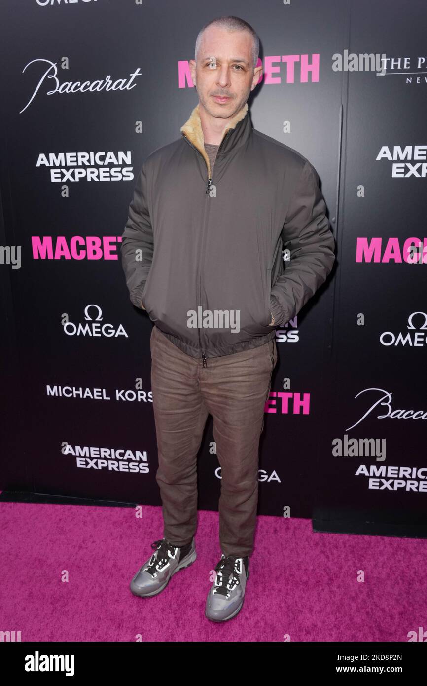NEW YORK, NEW YORK - APRIL 28: Jeremy Strong pose at the opening night ...