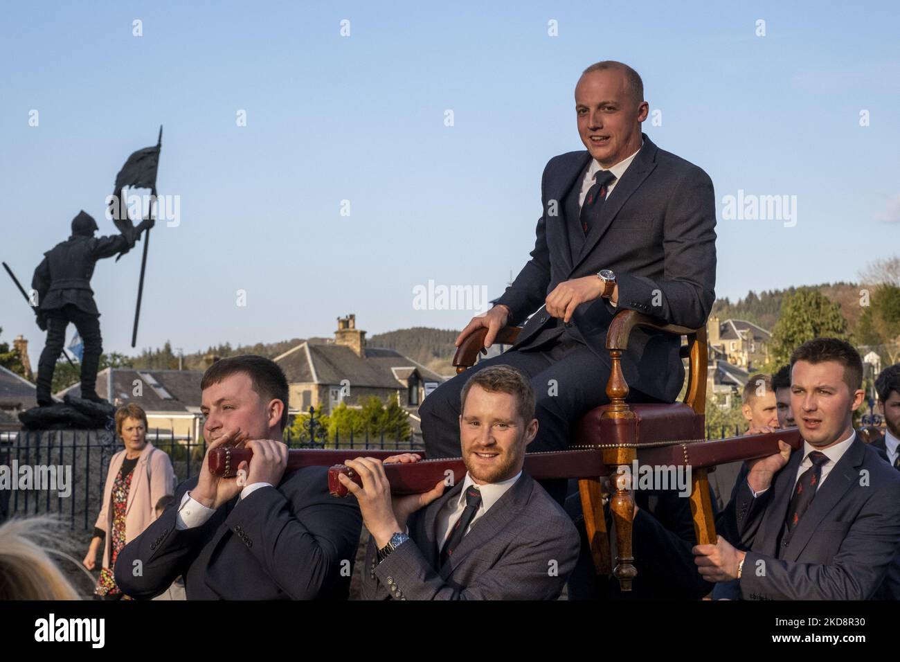 Selkirk, Friday 29 April 2022. Adam Nichol, newly appointed Royal Burgh ...