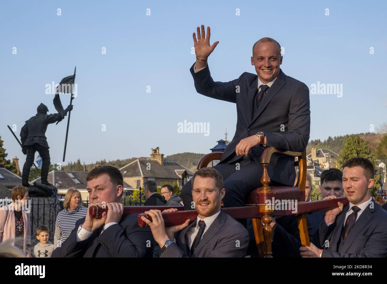 Selkirk, Friday 29 April 2022. Adam Nichol, newly appointed Royal Burgh ...