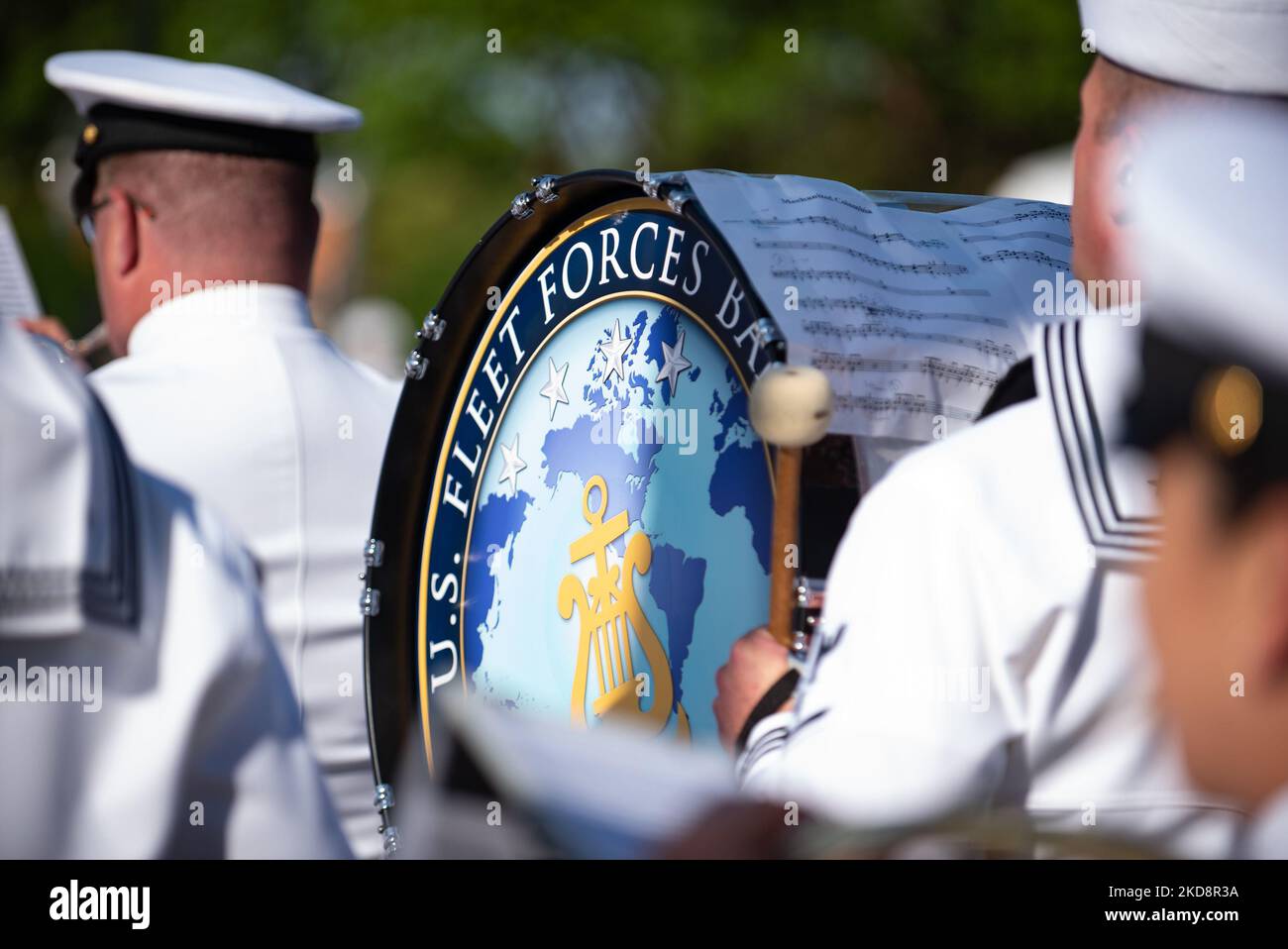 The Norfolk, Virginia Tatttoo festival pre-show happens in front of the ...