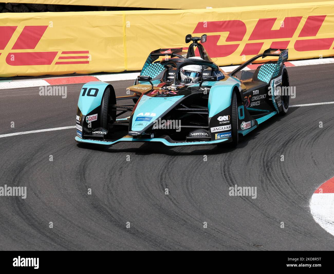 Sam Bird of Jaguar TCS Racing during the Monaco E-Prix, in Monaco, on ...