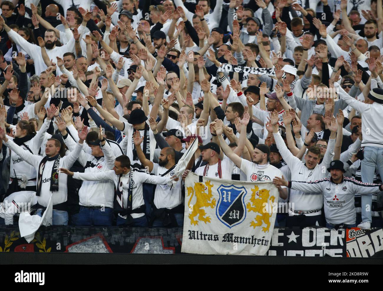 Eintracht Frankfurt Fans during Europe League Semi-Final 1st Leg ...